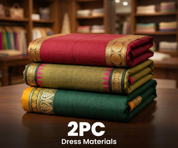 2PC Dress Materials – Bhavana Handlooms