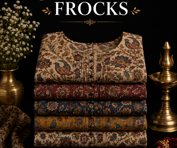 Kalamkari Frocks – Bhavana Handlooms